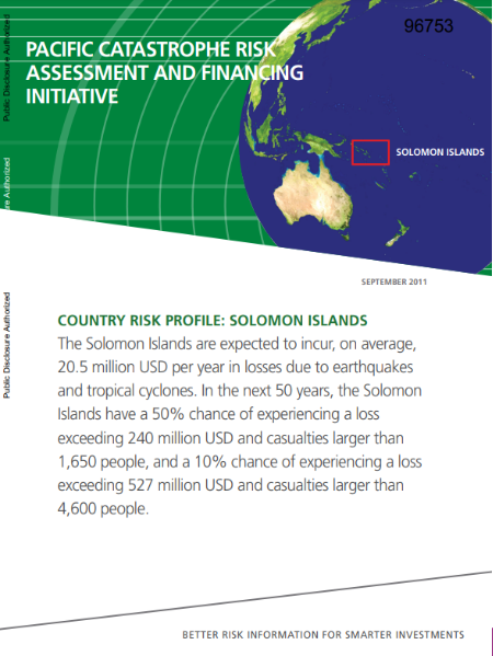 Solomon Islands Country Profile