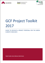 GCF project toolkit 2017: Guide to develop a project proposal for the ...