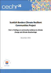 Scottish Borders climate resilient communities project: findings on ...
