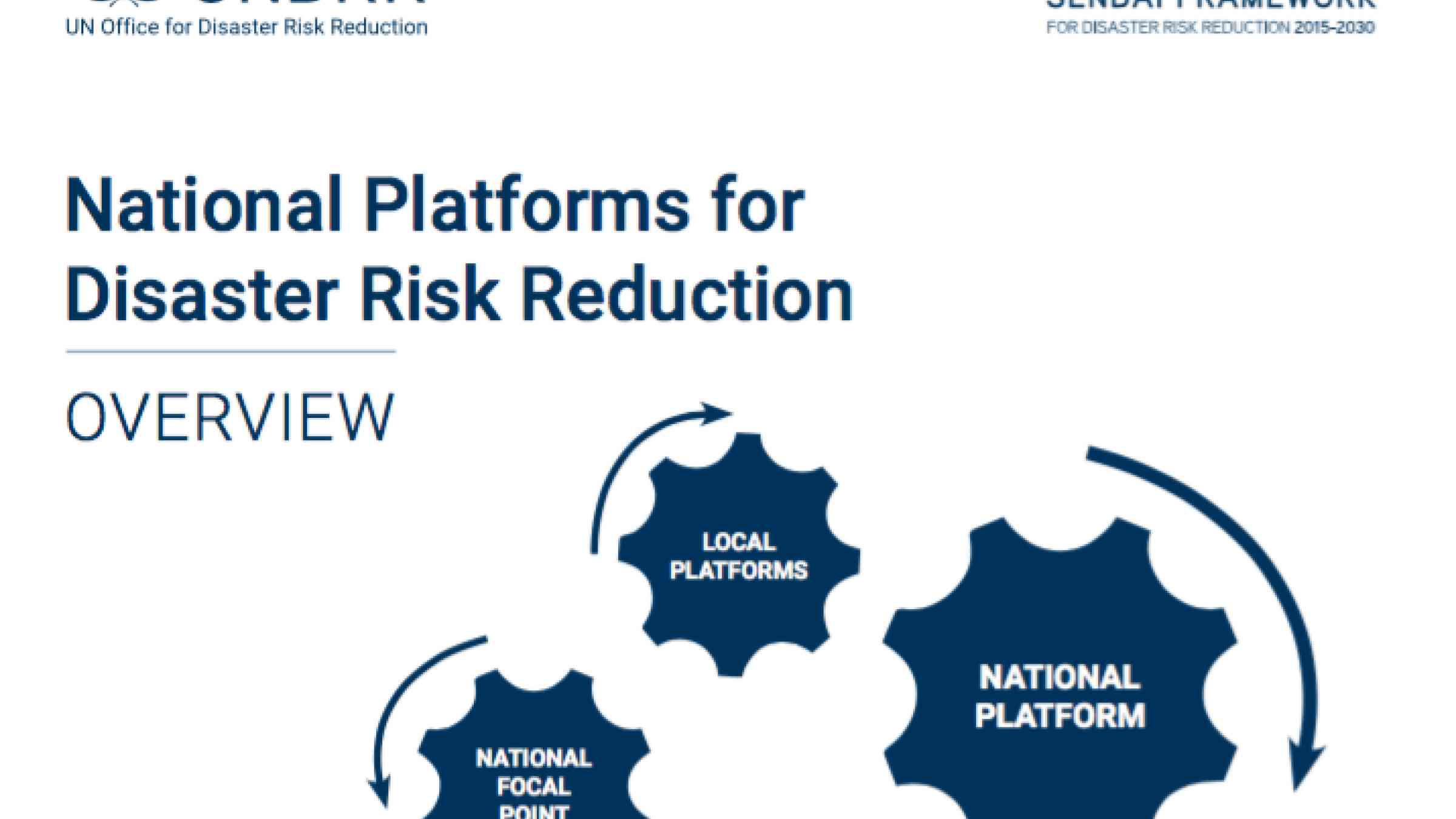 National Platforms for Disaster Risk Reduction - UNDRR Regional Office ...