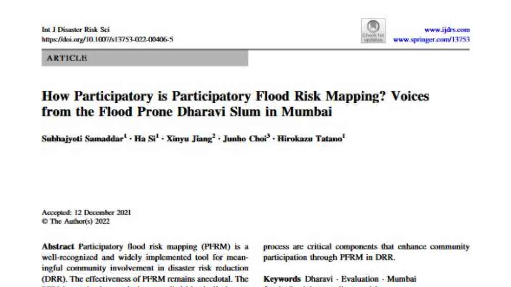 How participatory is participatory flood risk mapping? Voices from the ...