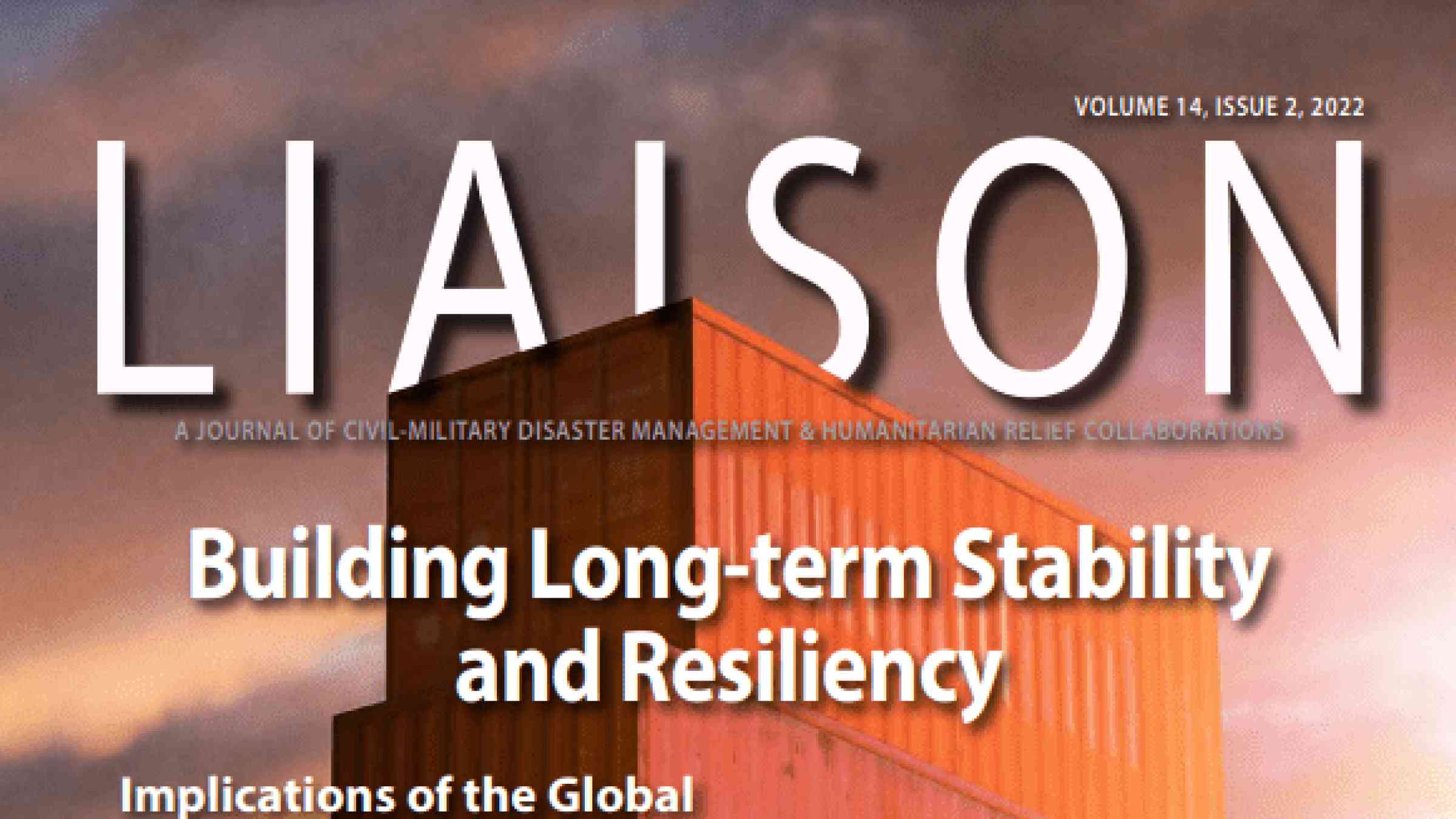 Building long-term stability and resiliency (Liaison Magazine Volume 14 ...