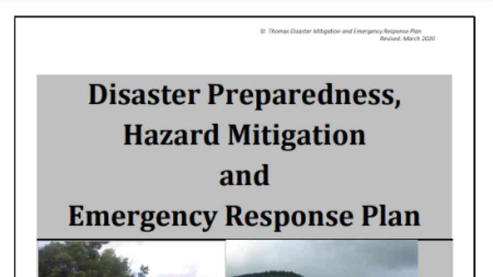 Disaster preparedness, hazard mitigation and emergency response plan ...
