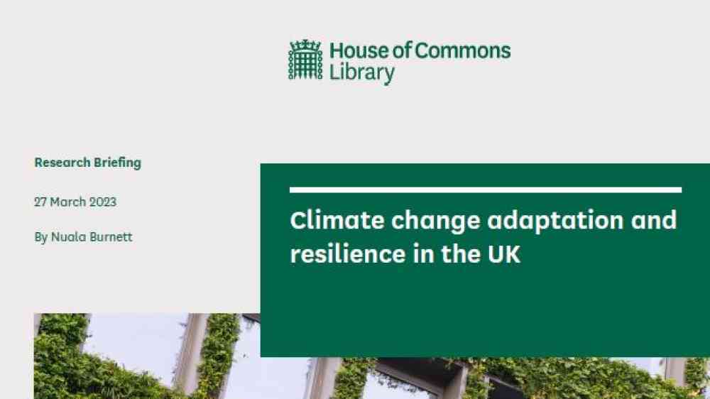 Climate change adaptation and resilience in the UK | PreventionWeb
