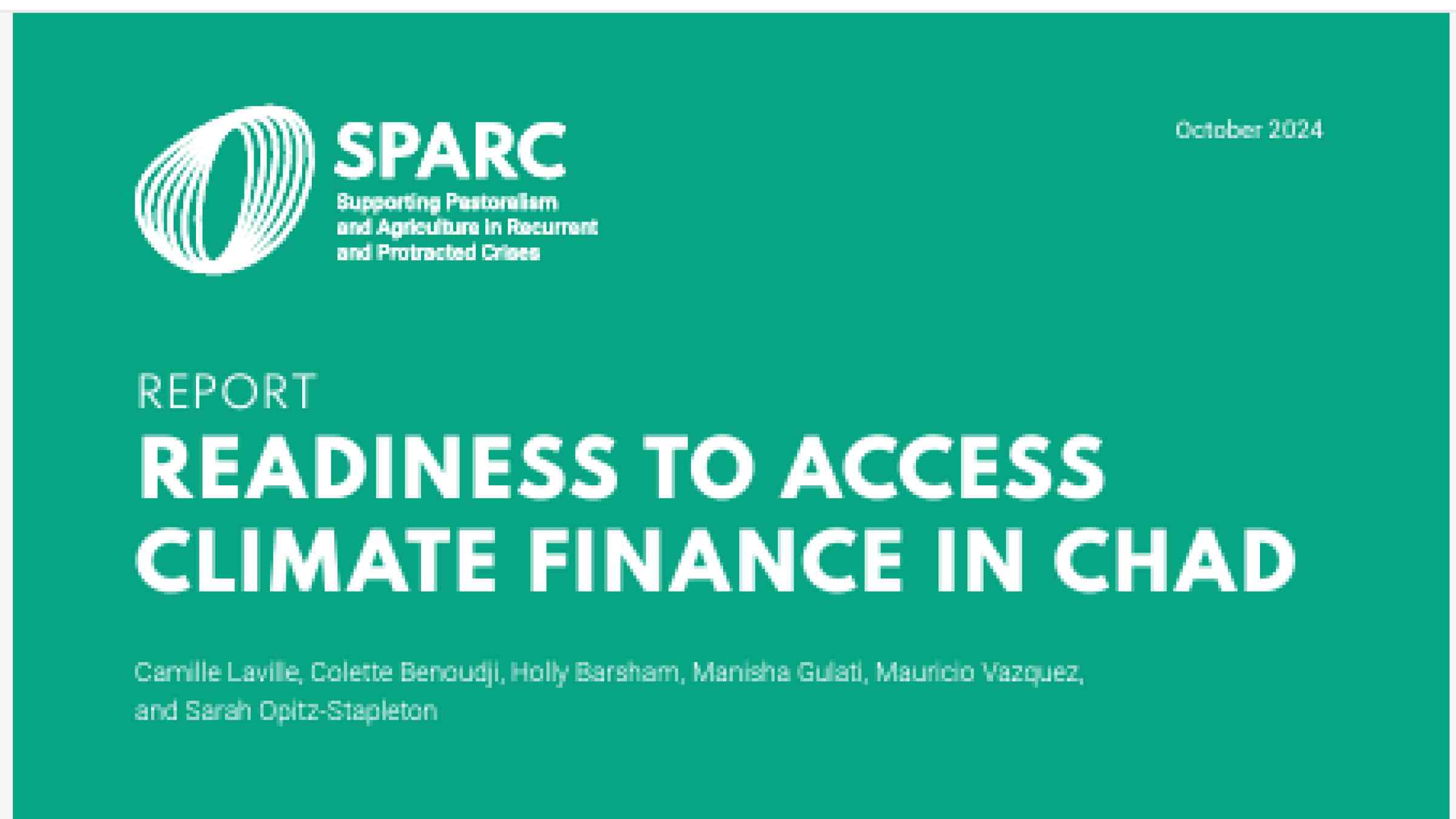 Readiness to access climate finance in Chad | PreventionWeb