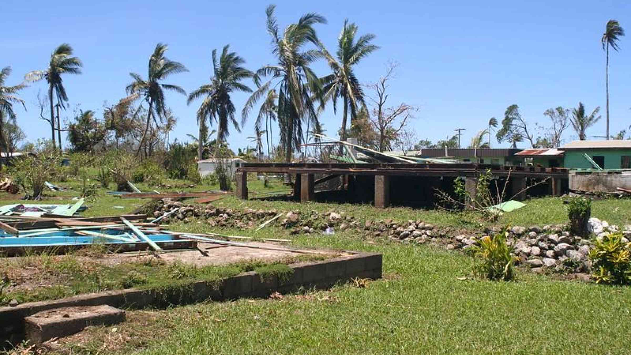 Navigating converging shocks from a pandemic and a cyclone: Lessons ...