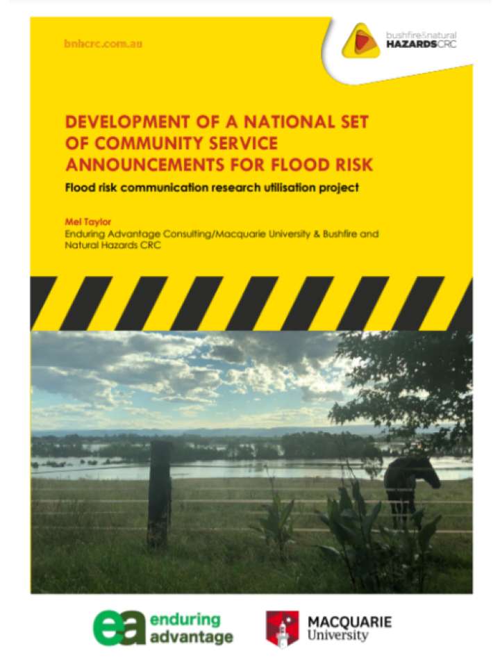 Development of a national set of community service announcements for ...