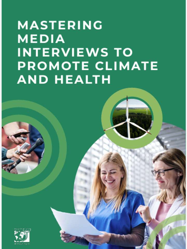 Mastering media interviews to promote climate and health | PreventionWeb