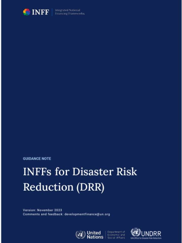 Integrated National Financing Framework (INFFs) for disaster risk ...