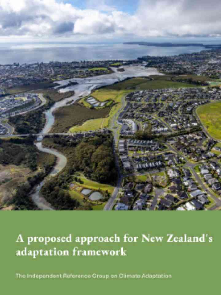 A proposed approach for New Zealand's adaptation framework | PreventionWeb