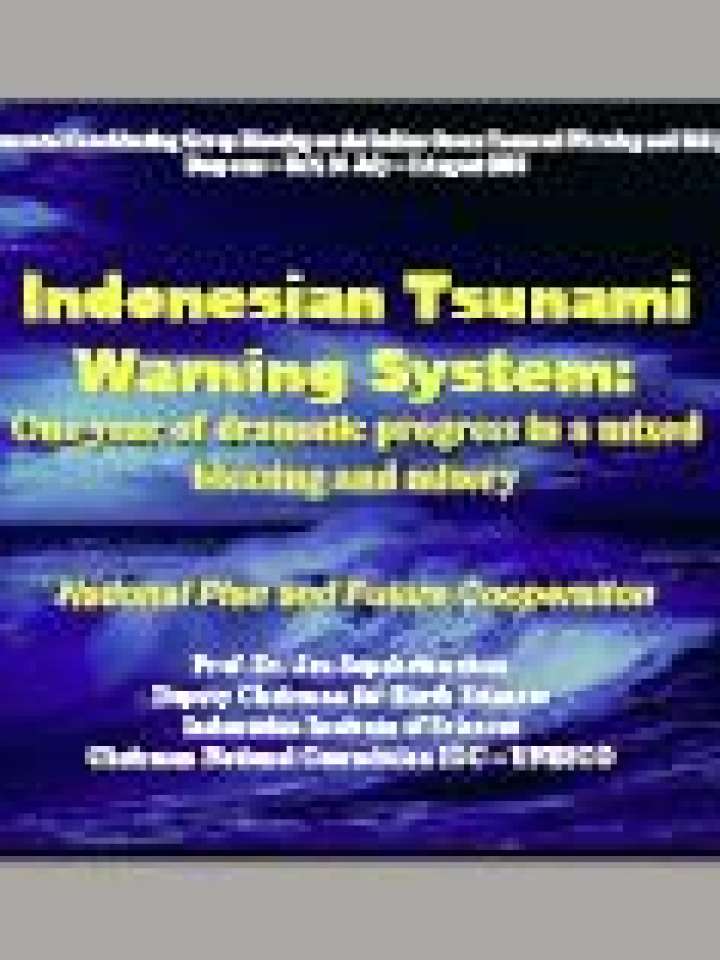Indonesia tsunami warning system, one year of dramatic progress in a ...
