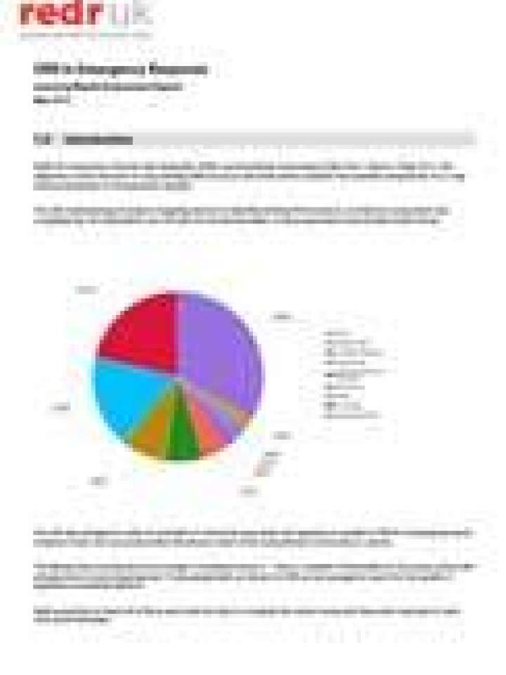DRR in emergency response: learning needs assessment report | PreventionWeb