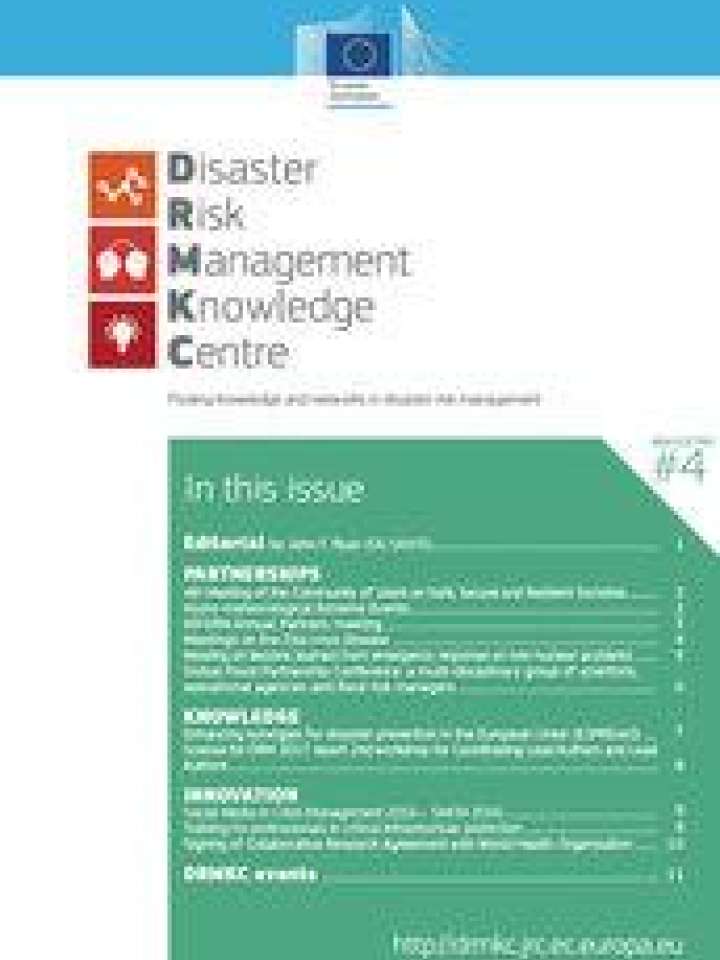 Disaster Risk Management Knowledge Centre - Newsletter #4 | PreventionWeb