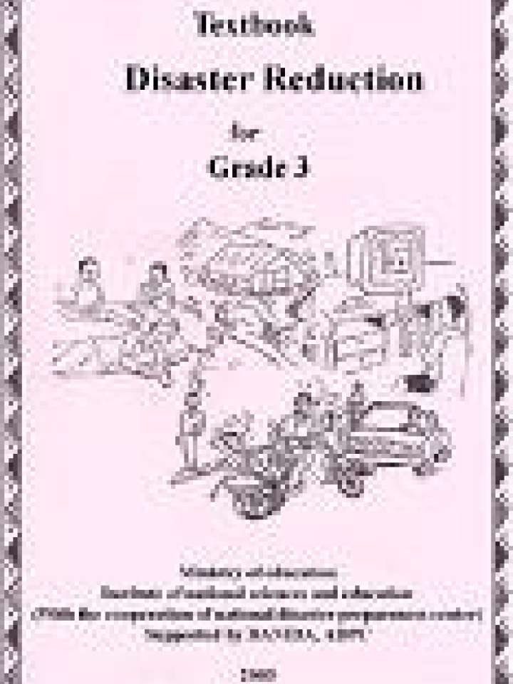 Textbook: disaster reduction for grade 3 | PreventionWeb