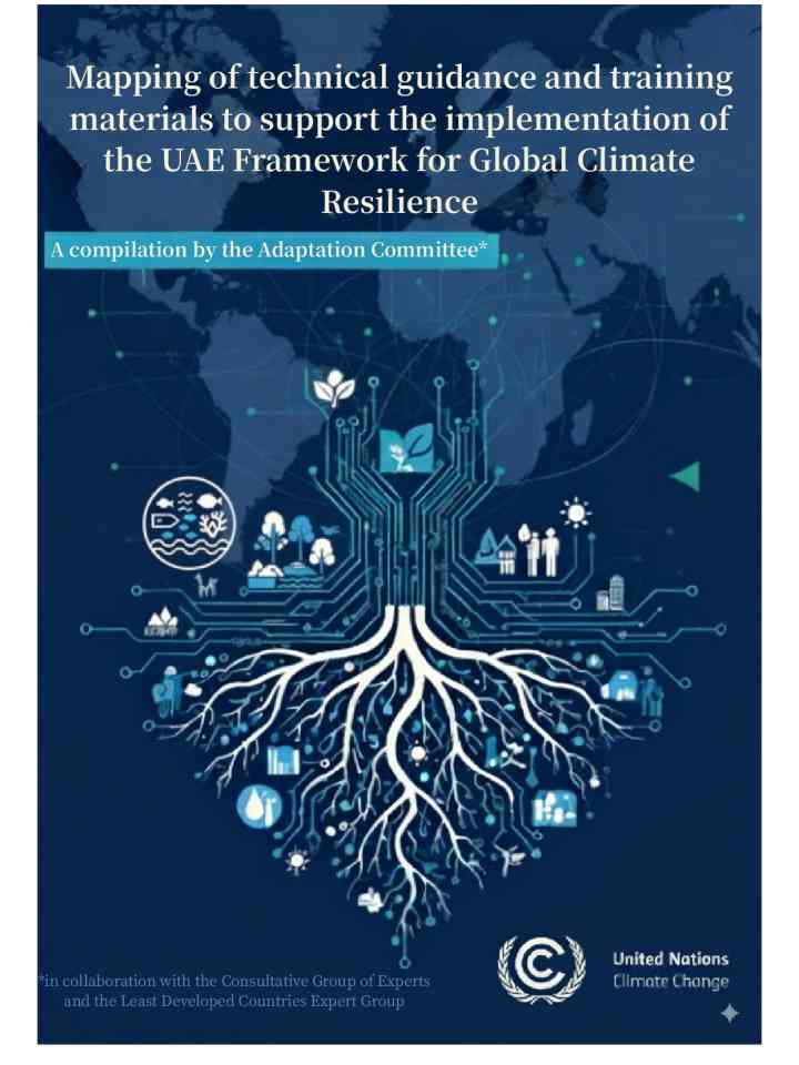 Mapping of technical guidance and training materials to support the ...